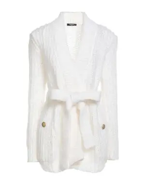 Balmain Wool Blend Cardigan With Appliqués