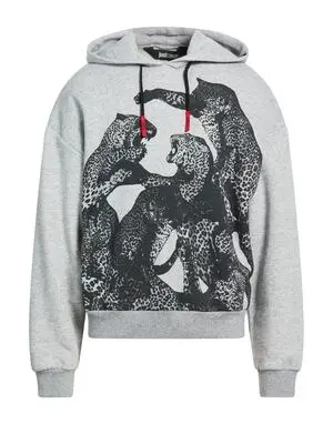 Just Cavalli Fleece Graphic Print Hoodie