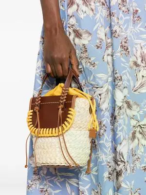 CUBA LAB Habanera Contrast-trim Bucket Bag