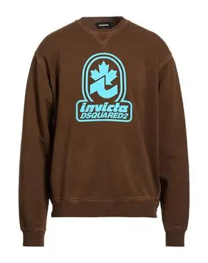 INVICTA X DSQUARED2 INVICTA X DSQUARED2 Cotton Sweatshirt Brown