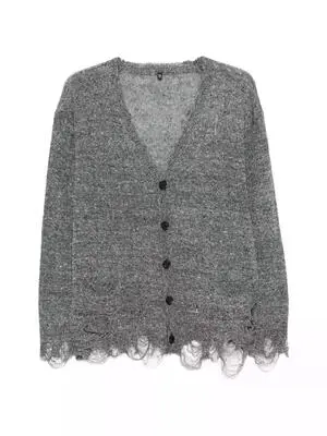 R13 Distressed V-neck Cardigan