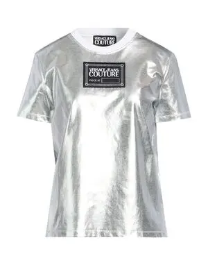 Versace Metallic Crewneck T-shirt - Silver
