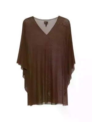FISICO V-neck Top - Brown