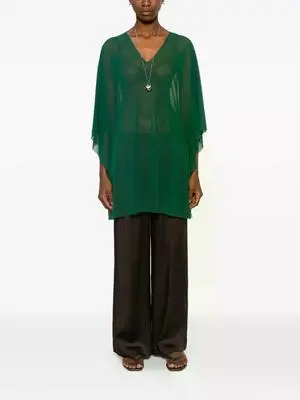 FISICO V-neck Top - Green