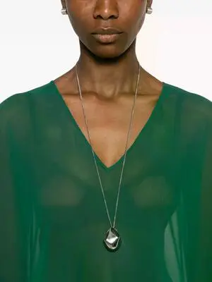 FISICO V-neck Top - Green