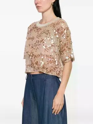 Imperial Sequin-embellished T-shirt