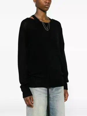Balenciaga Relaxed-fit Sweater - Black