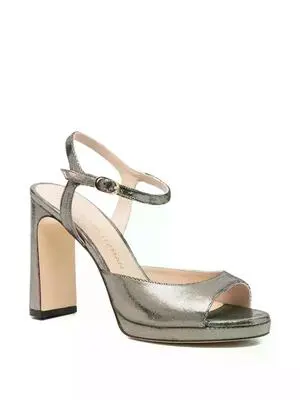 STUART WEITZMAN Babette Heeled Sandals - Gold