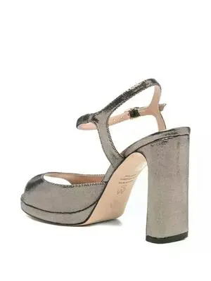 STUART WEITZMAN Babette Heeled Sandals - Gold