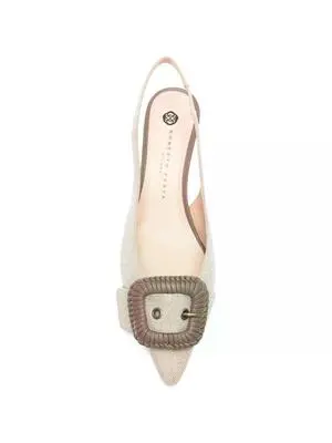 Roberto Festa Vega Buckle Pumps - Neutrals