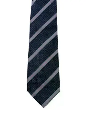 Etro Stripe-pattern Neck Tie - Blue