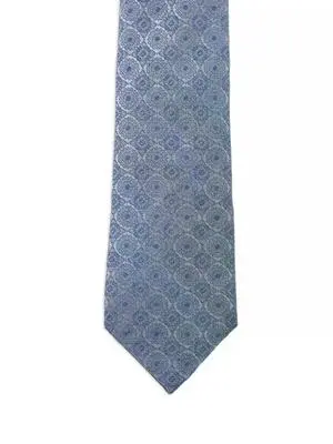 Etro Patterned Neck Tie - Blue