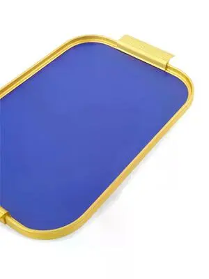 KAYMET Gold-tone Trim Tray - Blue