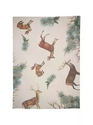 LINORICCI Animals Print Tablecloth - Neutrals