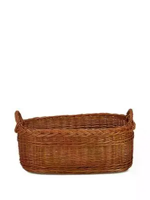 HOUSE OF CAPRICORN Wicker Bucket - Brown