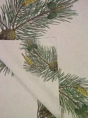 LINORICCI Pine-print Tablecloth