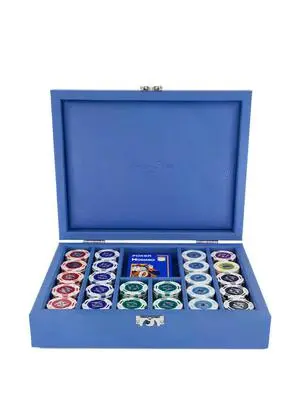 HECTOR SAXE Chips Poker Set - Blue