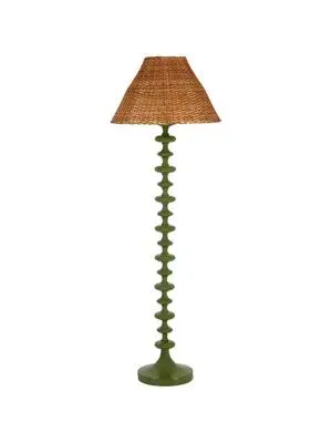 HOUSE OF CAPRICORN Camacha Natural Wicker Lampshade - Brown