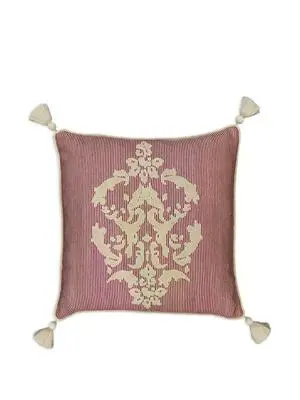 HOUSE OF CAPRICORN Bourbon Striped Cushion - Red