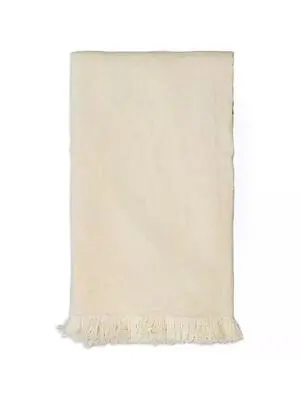 LIBECO Striped Fringed Coverlet