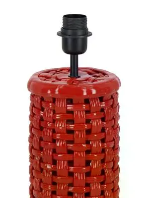 HOUSE OF CAPRICORN Woven Ceramic Lamp Base