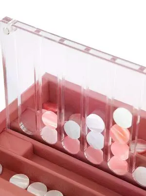HECTOR SAXE Connect 4 Leather Game - Pink