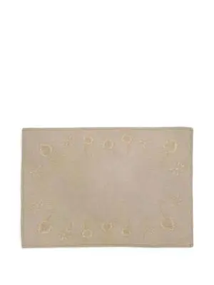 HOUSE OF CAPRICORN Embroidered Linen Placemat And Napkin Set - Neutrals