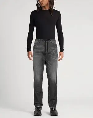DIESEL® Tapered Jeans With Drawstring Waist - Black