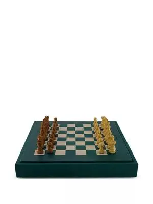 HECTOR SAXE Chessboard Leather Box