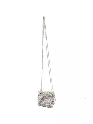 HIBOURAMA Mini Penelope Shoulder Bag - Silver