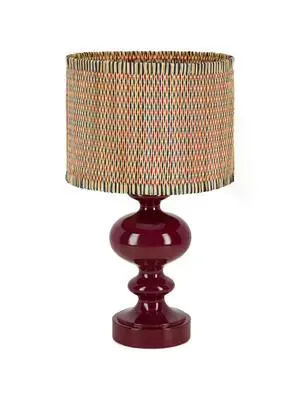 HOUSE OF CAPRICORN Ceramic Lamp Base - Red