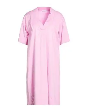 Peserico Cotton Elastane Mini Dress - Pink