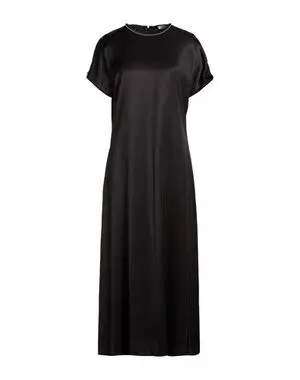 Peserico PESERICO Maxi Dress In Light Viscose Black