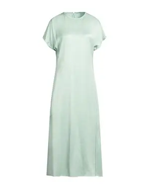Peserico Maxi Dress In Light Viscose - Green