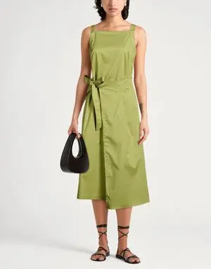 Peserico Pescerico Midi Wrap Dress In Cotton Elastane