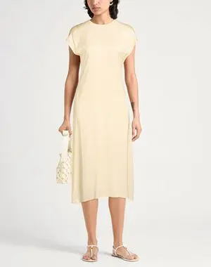 Peserico Midi Dress Pastel Viscose - Yellow