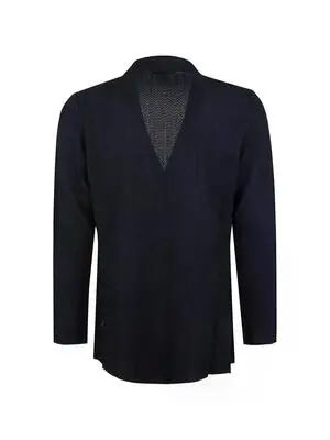 LARDINI Double-breasted Cotton Blazer - Blue
