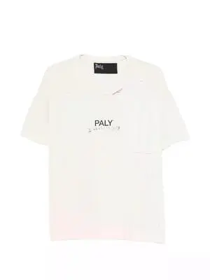 PALY Distressed Logo T-shirt - Neutrals