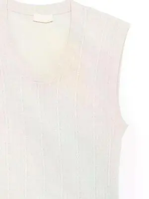 Liu Jo Ribbed Sleeveless Top
