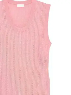 Liu Jo Ribbed Knit Top