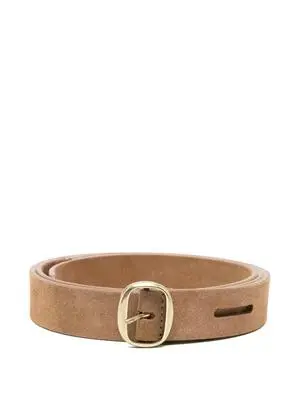 Barbara Bui Oval Buckle Belt - Brown