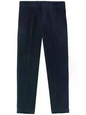 FAY Stretch-cotton Cropped Trousers