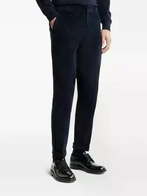 FAY Stretch-cotton Cropped Trousers