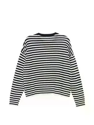 Closed Striped Pullover Sweater