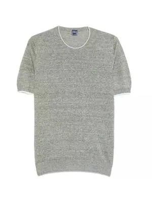 Fedeli Round-neck T-shirt - Grey