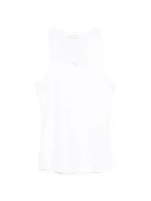 Liu Jo Ribbed Logo Tank Top