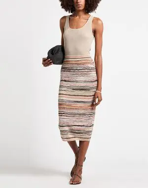 Missoni Midi Skirt In Multicolor Knit