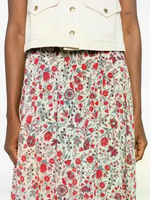 Antik Batik Annie Floral Maxi Skirt