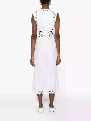 Antik Batik Deva Cut-out Midi Dress