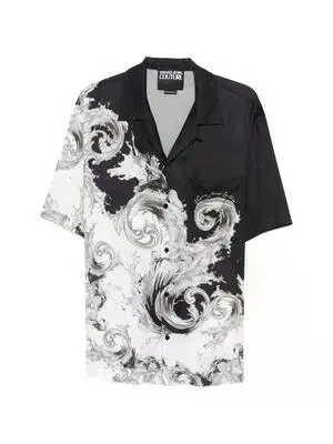 Versace Baroque Pocket Shirt - Black